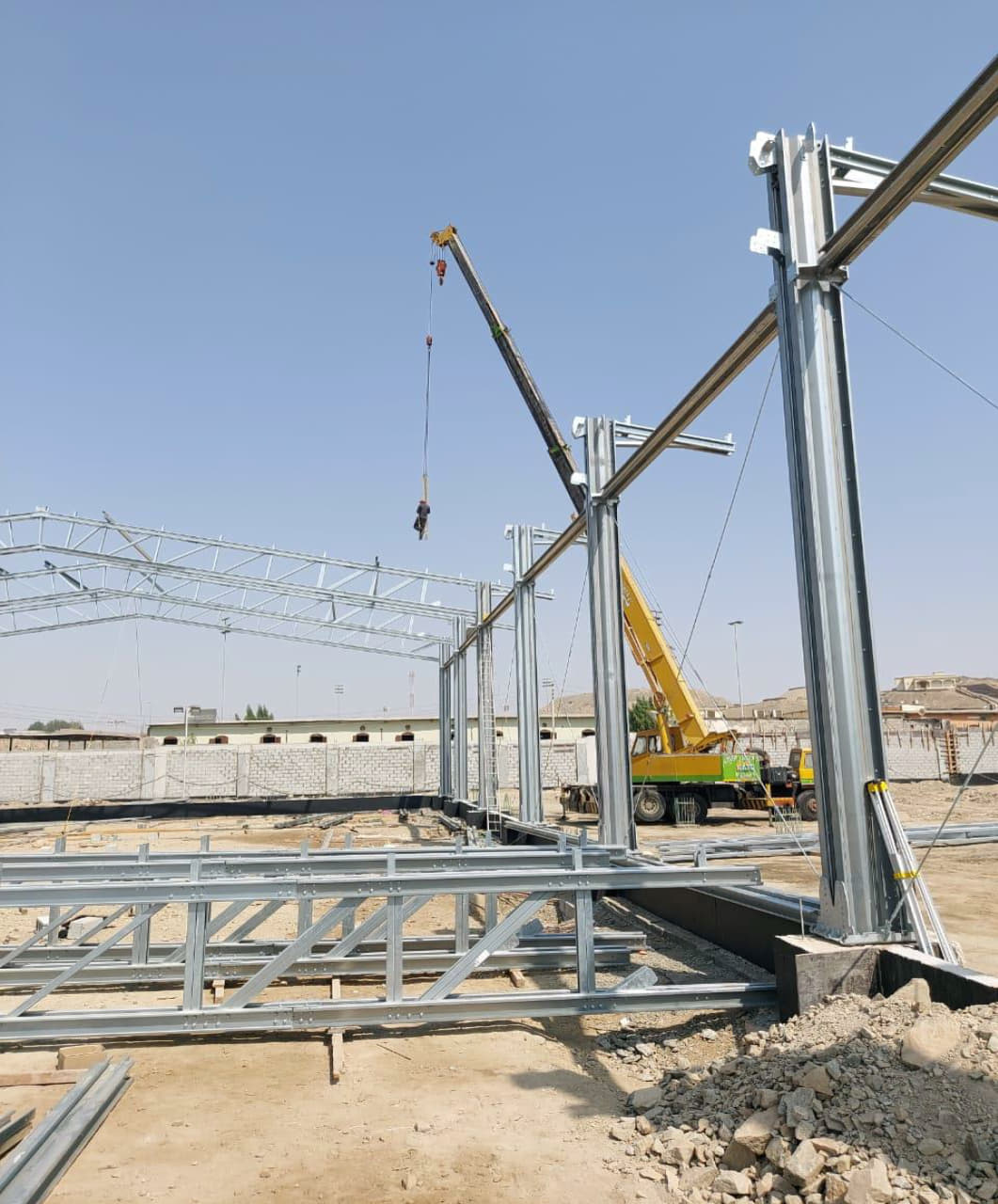 Steel Frame Structure Construction Contractor Saudi Arabia